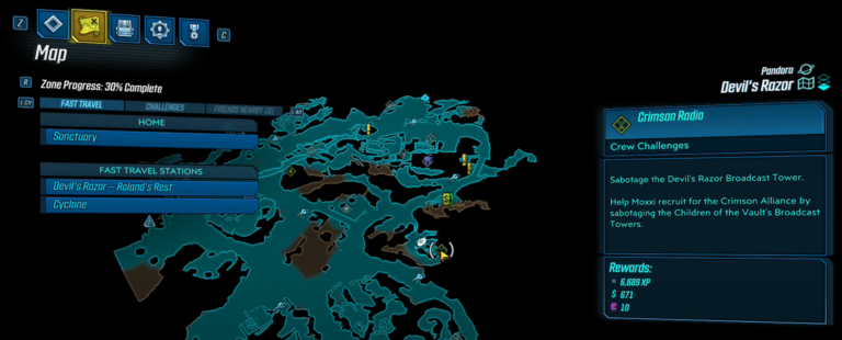 Borderlands 3 Devil’s Razor Challenges Guide: All Crew Challenges