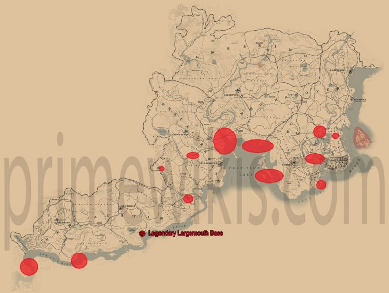 Largemouth Bass | Red Dead Redemption 2 | Location, Bait, Legendary ...